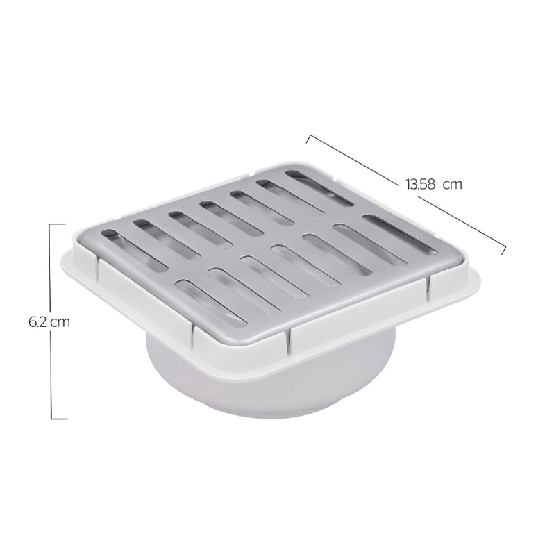 Coladera Cuadrada URREA 184 - Rejilla de Acero y Drenaje Eficiente ...