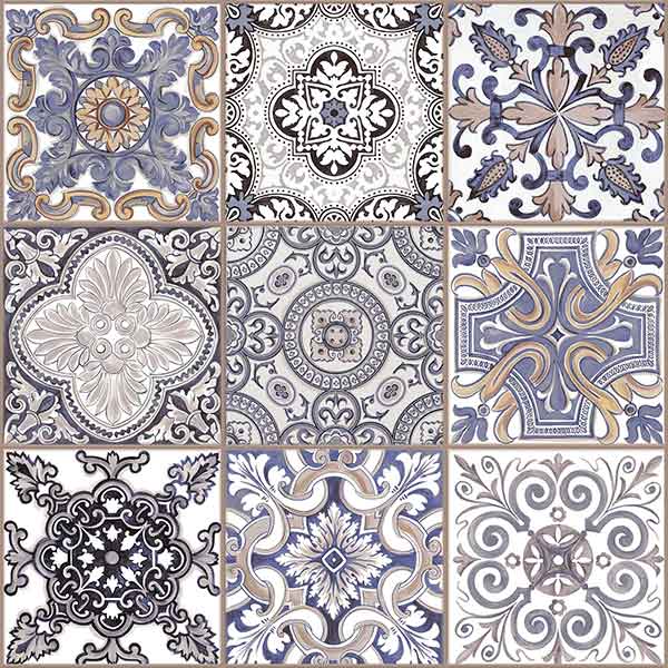 Piso Sacramento Azul, cerámico 37 x 37 cm — Grupo SAR